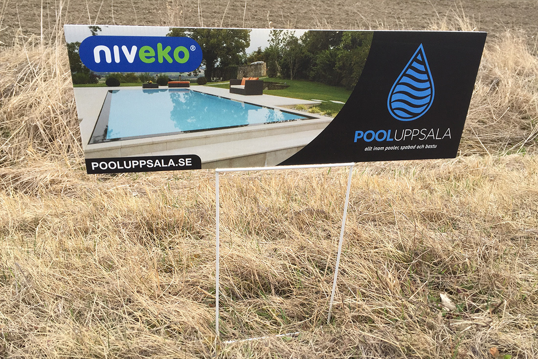 Skyltar med tryck - beställ skylt från tryckeri i Uppsala - läs mer